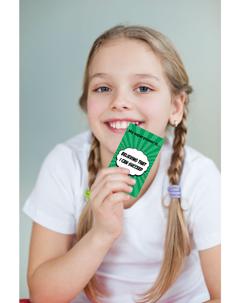 Growth mindset cards for kids | 10 collectible positive affirmations c