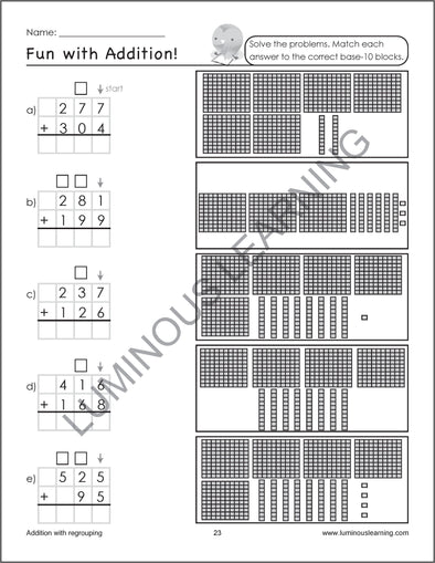 Grade 3 Addition and Subtraction Workbook
